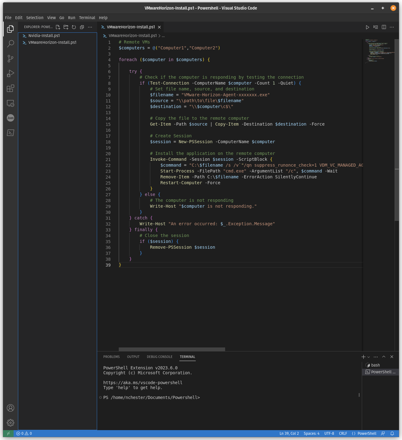 Automate VMware Horizon Agent Upgrade Using Powershell - TECHCOLLECTIVE
